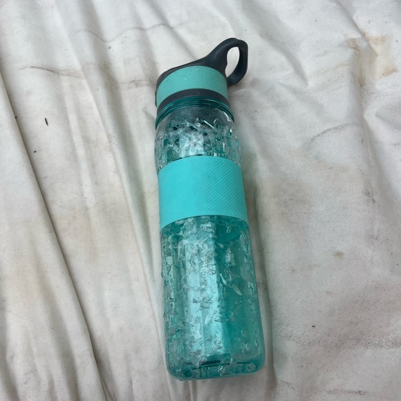 Kitchen | Aqua Textured Water Bottle | Poshmark